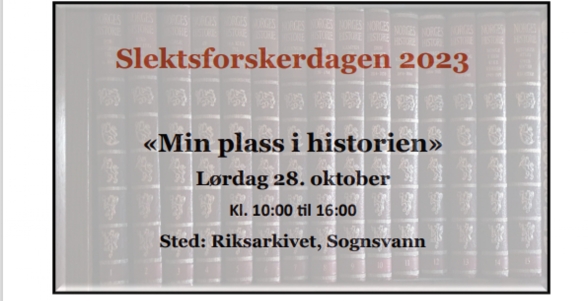 Medlemsblad 3-2023 Slekt og Data Oslo/Akershus